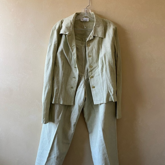 Chadwicks | Pants & Jumpsuits | Vintage Chadwicks Linen Pant Suit ...
